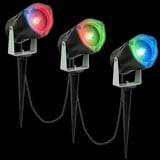 AppLights Lightshow LED RGB Spotlight Stake Set of 3 Lighting Solution ...