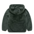 Baby Boys Girls Solid Color Plush Cute Bear Ears Winter Hoodie Thick Coat Jacket Sale Clearance ...