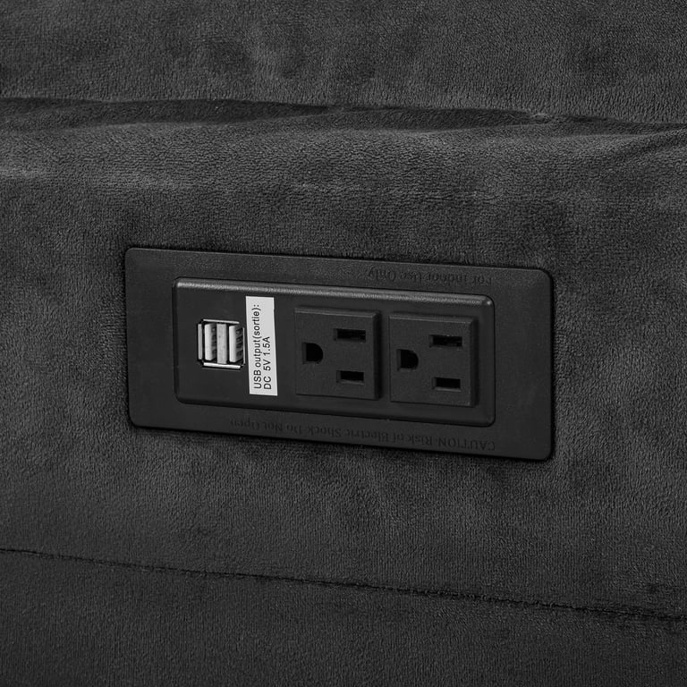 Futon with power outlet store