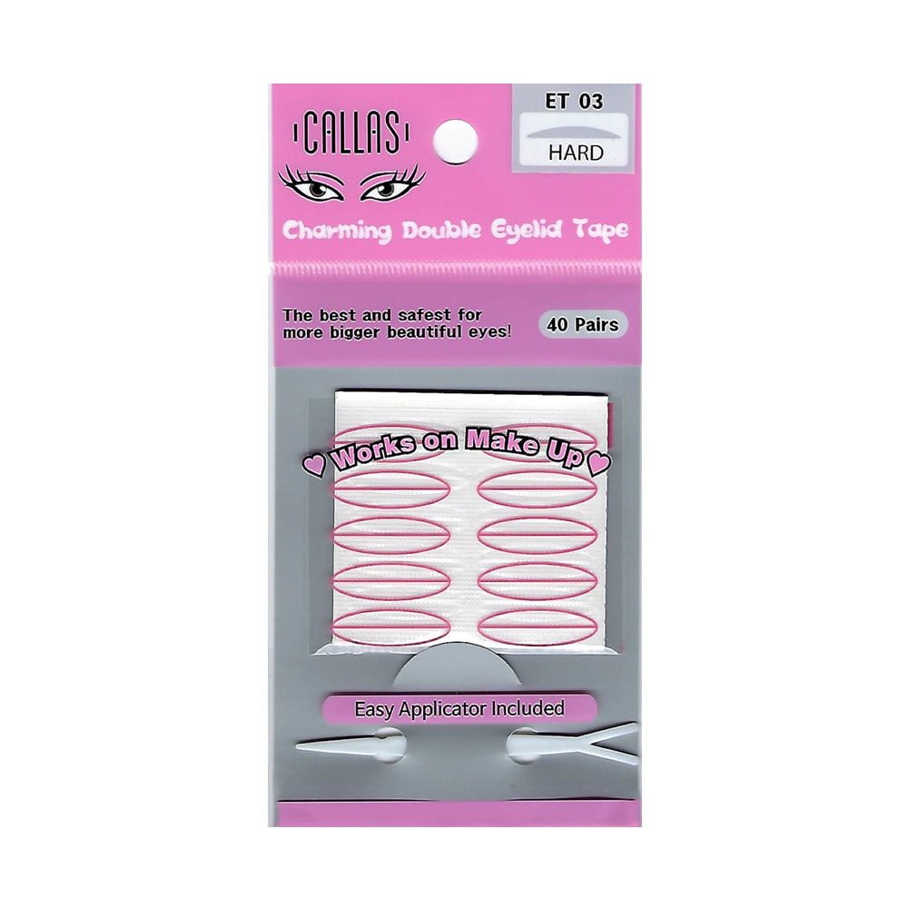 Callas Charming Double Eyelid Tape with Easy Applicator 40 pairs (ET03 ...