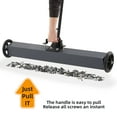Huloretions 36 Inch Magnetic Pickup Sweeper with Wheels, Heavy-Duty ...