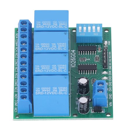 Ecomeon Relay Board Controller,Relay Module 4 Channel Control Board ...