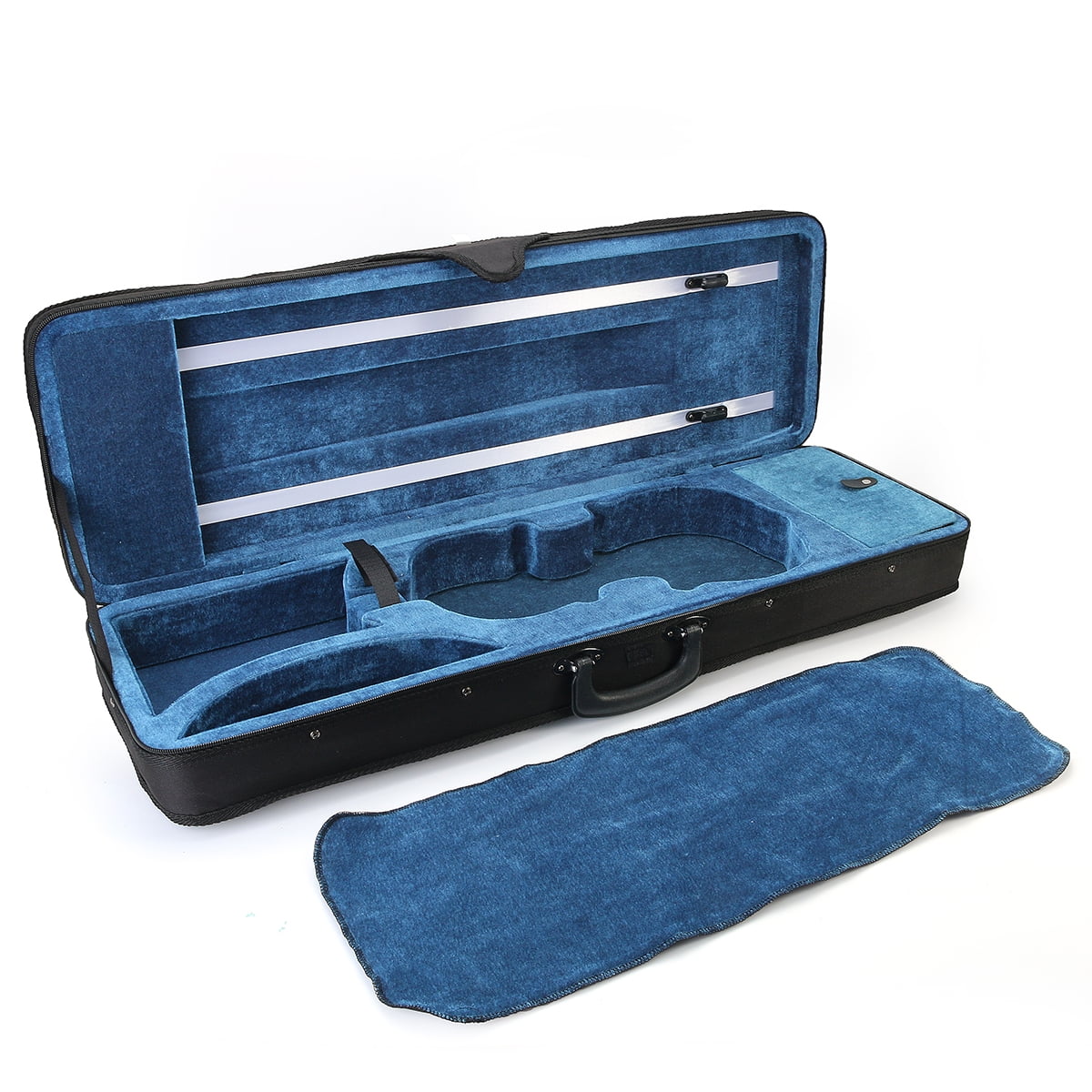 Black 4/4 Full Size Oblong Shape Violin Carry Box Hard Case with ...