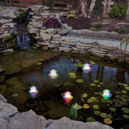 Outdoor Solar Floating Pond Lights Swimming Pool Floating Outdoor Solar ...