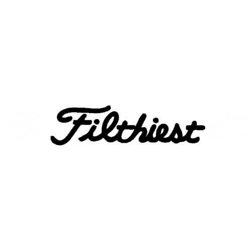 2 Pieces Filthiest Vinyl Decal Sticker JDM 9" x 2.3" BLACK - Walmart.com