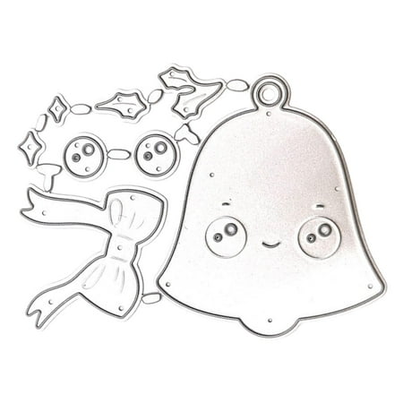 Bell Pattern Cutting Die Christmas Themed Carbon Steel Scrapbooking ...