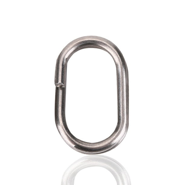 Oval Split Rings, Split Rings 100Pcs Silver For Fishing Beginner For ...