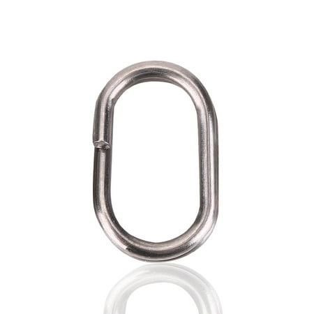 Oval Split Rings, Split Rings 100Pcs Silver For Fishing Beginner For ...
