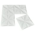 Art3d Decorative 3D Wall Panels Textured 3D Wall Covering, White, 19.7 ...