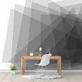IDEA4WALL 6pcs Abstract Geometric Peel and Stick Wallpaper Removable ...