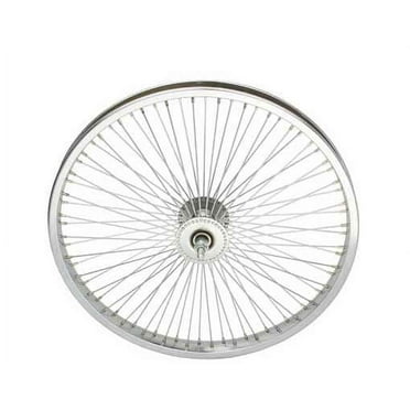 24" 144 Spoke Front Wheel 14G Chrome. Bicycle wheel, bike wheel ...