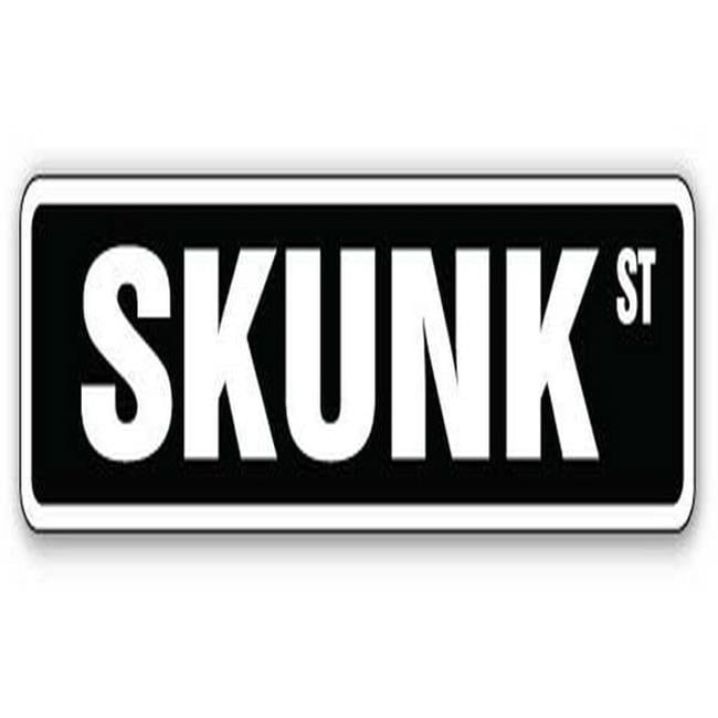 SignMission SS-836-Skunk 36 in. Skunk Street Sign - Stinky Skunks Funny ...