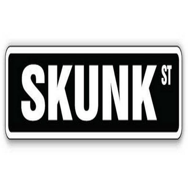 SignMission SS-836-Skunk 36 in. Skunk Street Sign - Stinky Skunks Funny ...