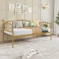 Memoryfield Metal Twin DayBed, Sofa Beds with Steel Slat Support and ...