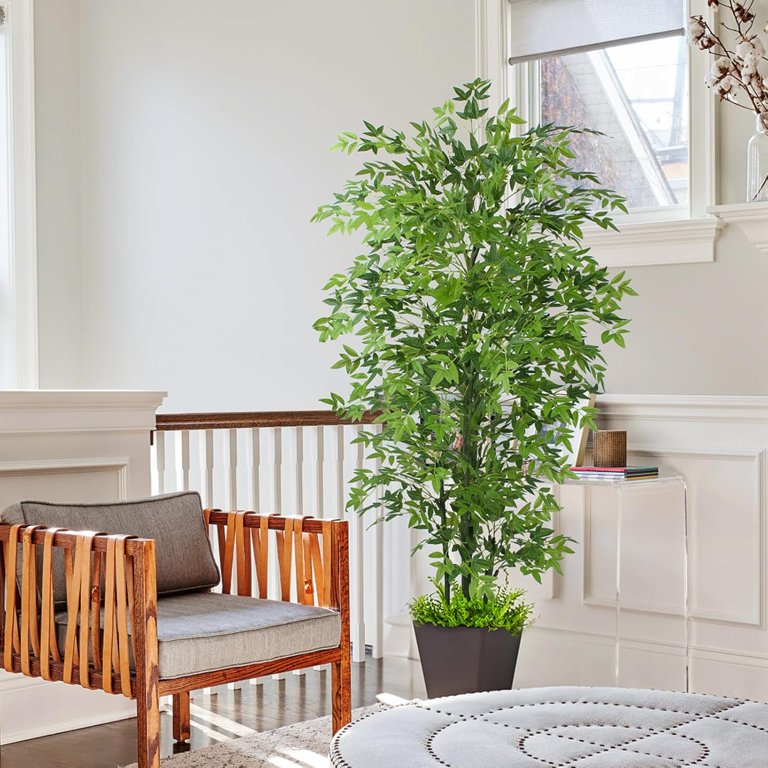 Modern Contemporary Bamboo Silk Plant Bamboo Tree, Artificial Plant