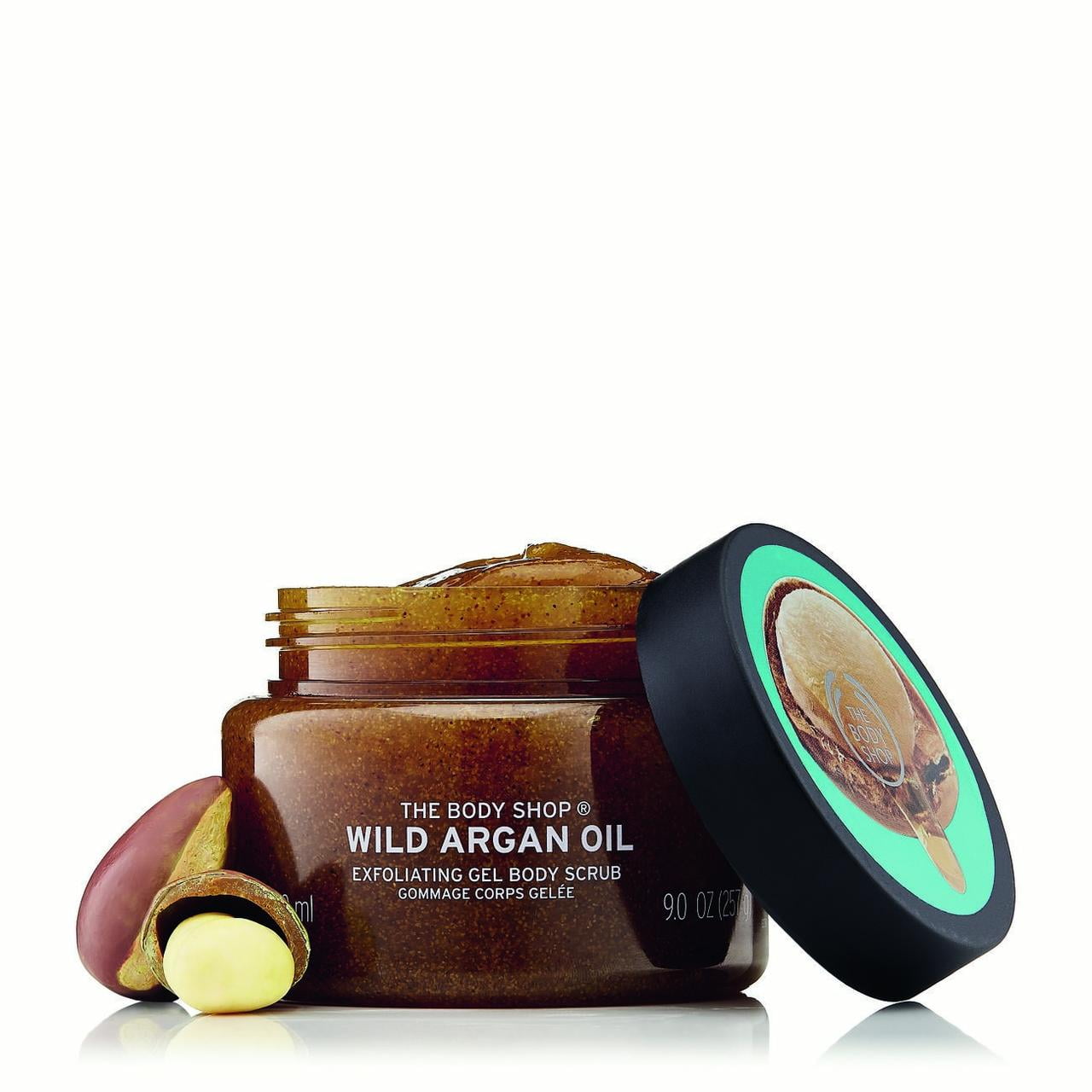The Body Shop Wild Argan Oil Exfoliating Gel Body Scrub, 8.8 Oz ...