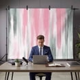 12x8ft Photo Backdrop, Pink Gray Soft Polyester Backdrop Curtains ...