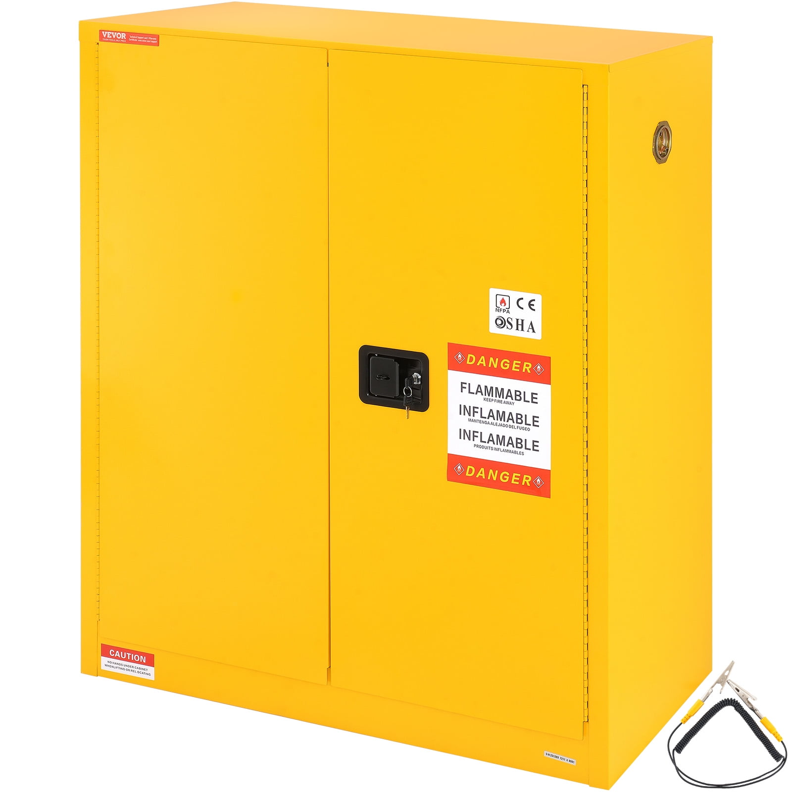 Click here for Vevor Flammable Safety Cabinet  30 Gal  Cold-Rolle... prices