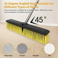 RGRVFD-18 Inches Push Broom Outdoor with 65" Adjustable Handle, Heavy ...
