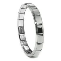 Satin, 9mm Type Italian Modular Charm Bracelet for Women or Men ...