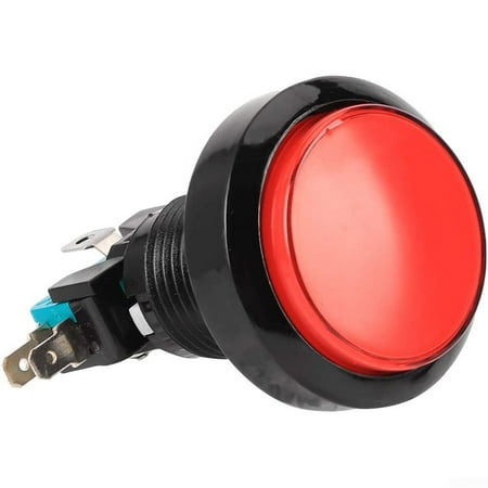 12VDC 46mm Big Round Push Button Switch LED Light Green with ...