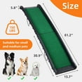 ZENY 61" Pet Ramp with Grass Padded Folding Portable Dog Ramp for Cars ...