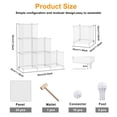 Cube Storage Organizer Closet Organizers And 6 Shelves Bookshelf Diy ...