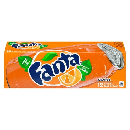 Fanta Orange 355mL Cans, 12 Pack, 12 x 355 mL - Walmart.ca