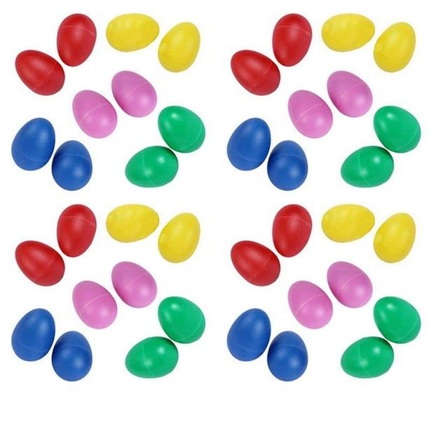 40 Pack de Percusión de Plástico Instrumento Musical Juguetes Egg ...