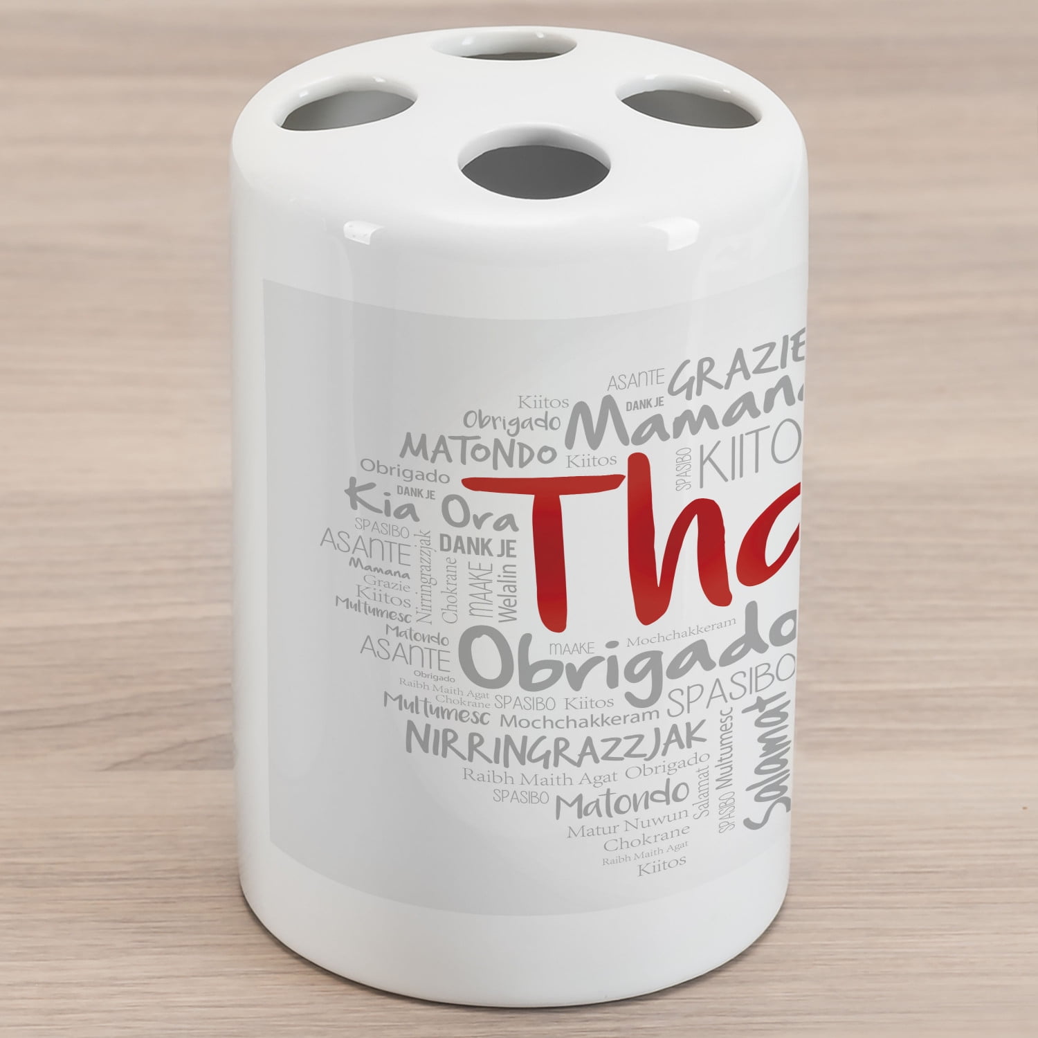 Thank You Ceramic Toothbrush Holder, Appreciation in Different ...