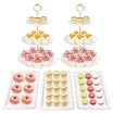 Charmed White Carousel Cupcake Muffin Display Stand, 2 Tiers, Holds 12 ...