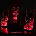 GOgroove BassPULSE Red LED Computer Speaker System: Loud Volume Control ...
