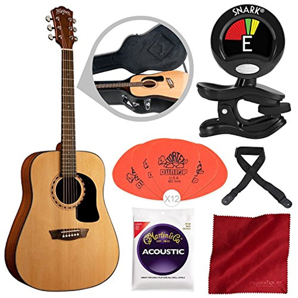 "Washburn Apprentice 5 Series AD5K Dreadnought Acoustic Guitar with ...