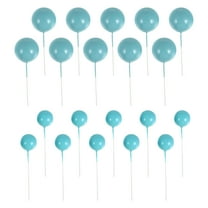 NUOLUX Cake Topper Ball Picks Cupcake Balls Balloon Dessert Toppers ...