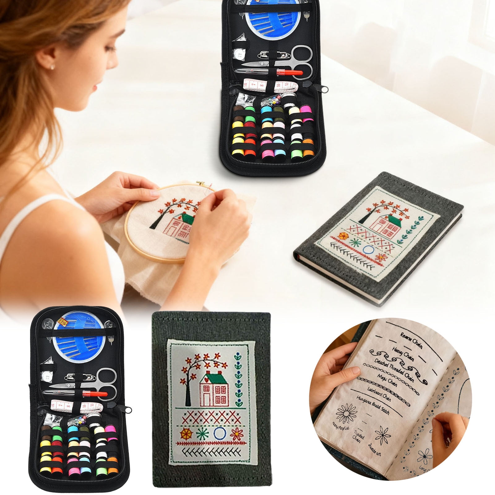 Click here for Jjkbvclo Embroidery Book Portable All Scenario Emb... prices