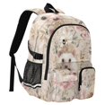 DIXRUYEE Hedgehogs Pattern Backpack for School 14”Laptop Compatible ...