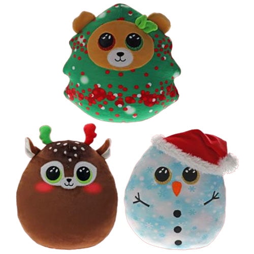 TY Squish-A-Boos (Squishies) Plush - SET of 3 Christmas 2022 Releases ...