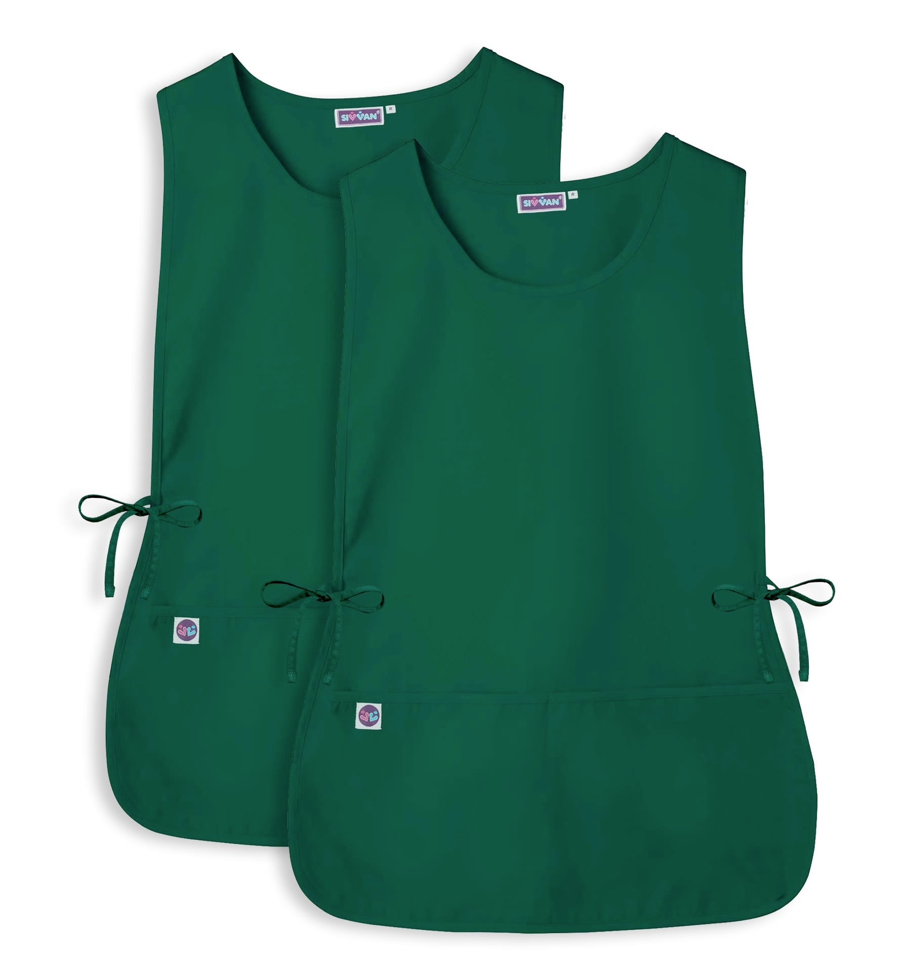 Sivvan Unisex Cobbler Apron (2 Pack) - Adjustable Waist Ties, 2 Deep ...