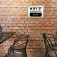 Excello Global Products WiFi Password Sign made from Distressed ...