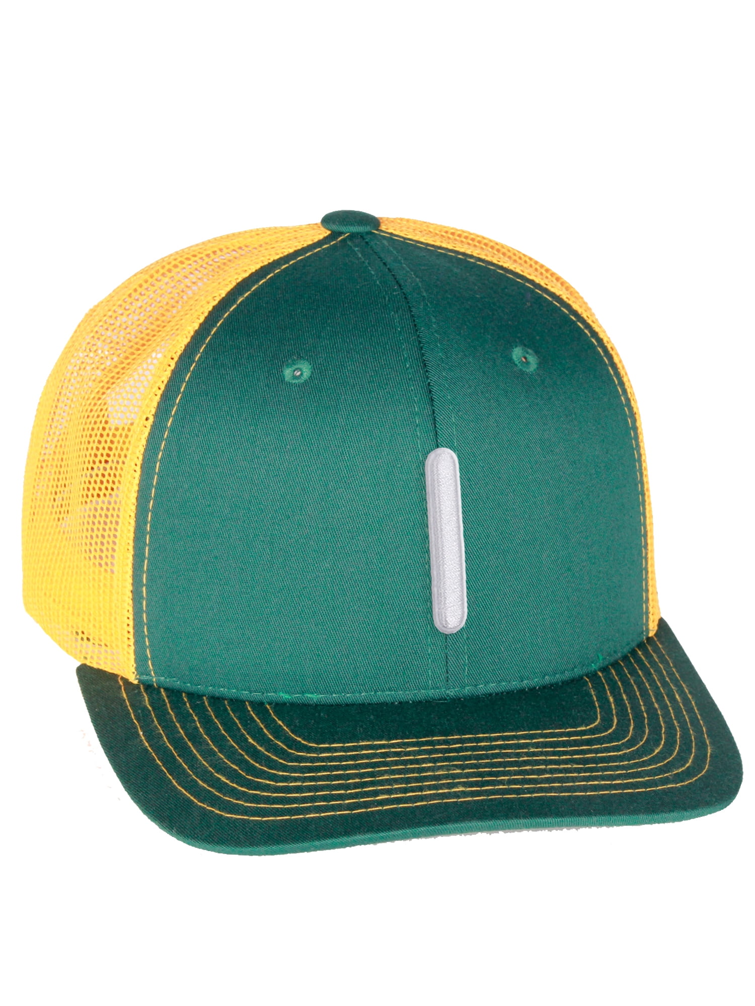 Daxton Classic Baseball Trucker Hat Embroidered A to Z Letters ...