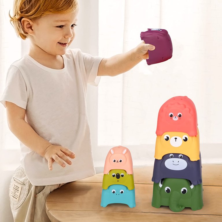 Toddler Stacking Toys Farm Animal Nesting & Stacking Toys For Toddlers ...