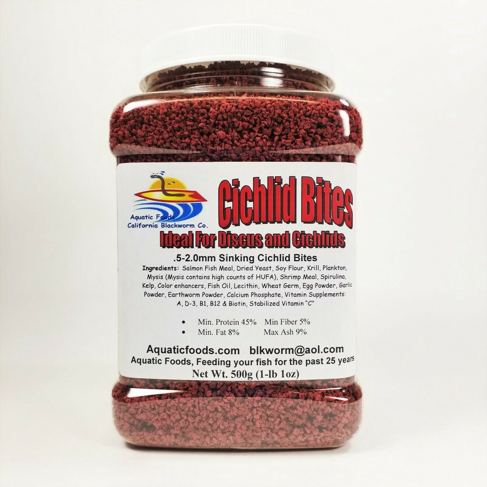 Sinking Cichlid Bites, Perfect for Cichlids, Discus, Shrimp & All ...