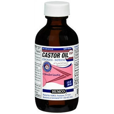 Humco, Liquid Castor Oil, Natural Laxative, 6 fl. oz. - Walmart.com