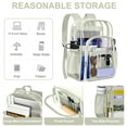 Sanmadrola New Clear Backpack Clear Bag Heavy Duty Waterproof ...