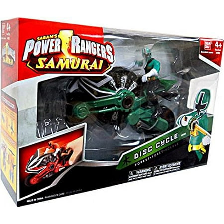 Power Ranger Samurai Power Rangers Samurai Disc Cycle Forest | Walmart ...