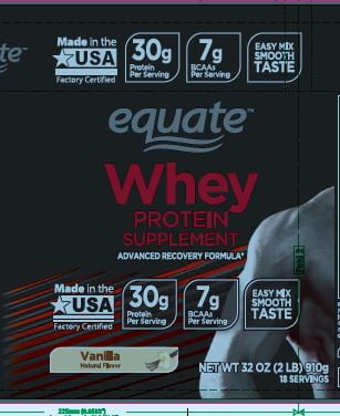 Equate Whey Protein Supplement Vanilla - Walmart.com