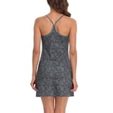 HDE Women Workout Dress Built in Shorts Sleeveless Athletic Sport Dress ...