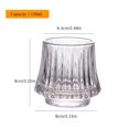 150ml Transparent Glass Cup - Stylish Espresso and Latte Mug for Coffee ...