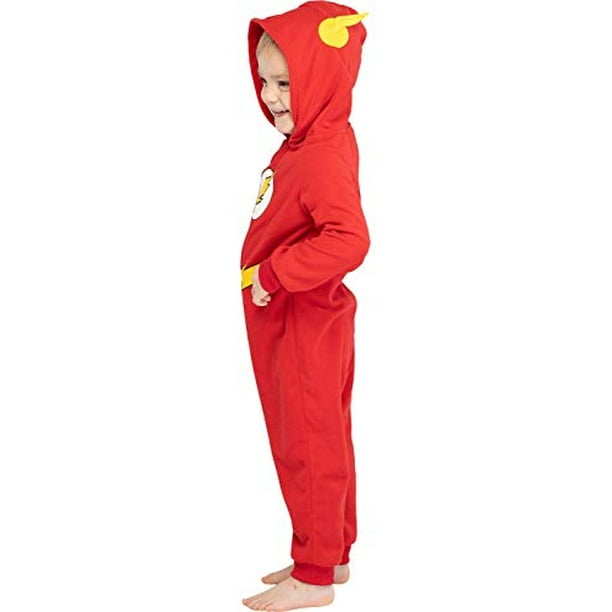 DC Comics Disfraz de pijama sin pies con capucha de personaje de ...