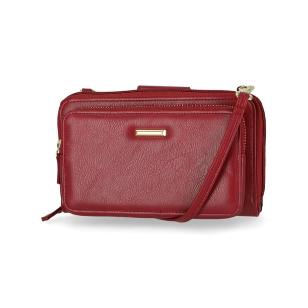 Mundi Mavis Womens RFID Crossbody Wallet Purse with Smart Phone Pocket ...